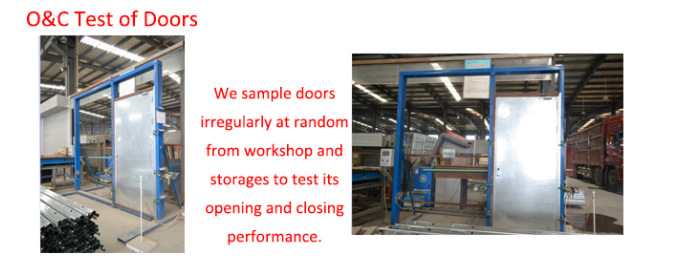 90 Mins Galvanized UL Intertek Fire Rated Entry Doors