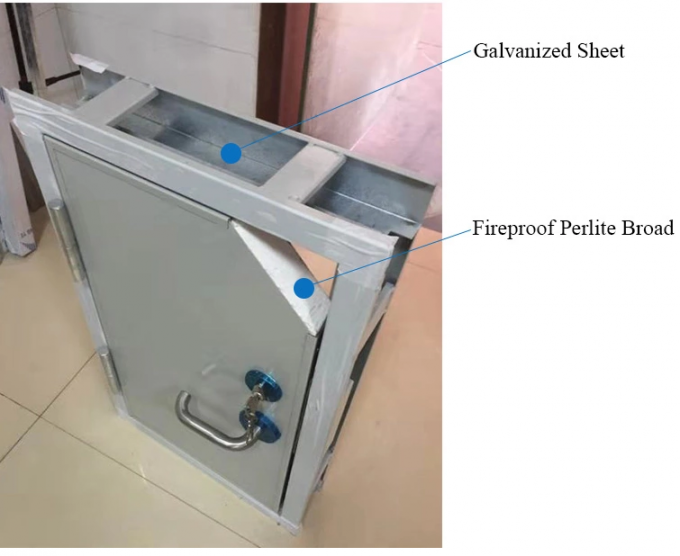 60min 90min 50mm Leaf Honeycomb Steel Fire Exit Doors